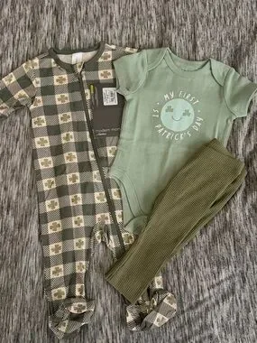 Modern Moments | Matching Sets | My First St Patricks Day Bundle 36m ...